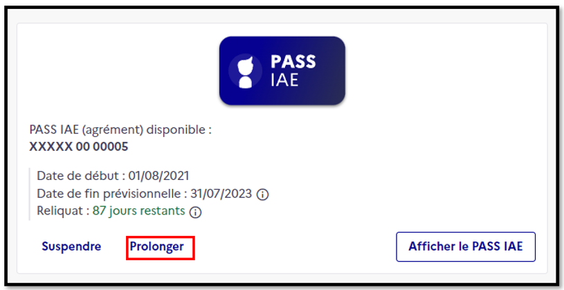 💻 Prolonger un PASS IAE – Les emplois de l'inclusion
